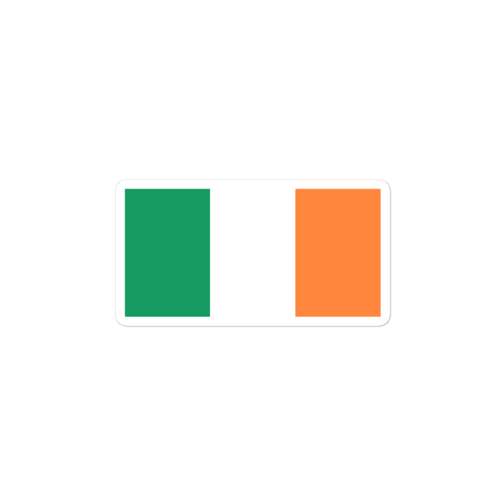 Irish Flag Sticker - Wordy Apparel